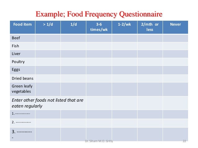 Lec 2 community dietary assessment
