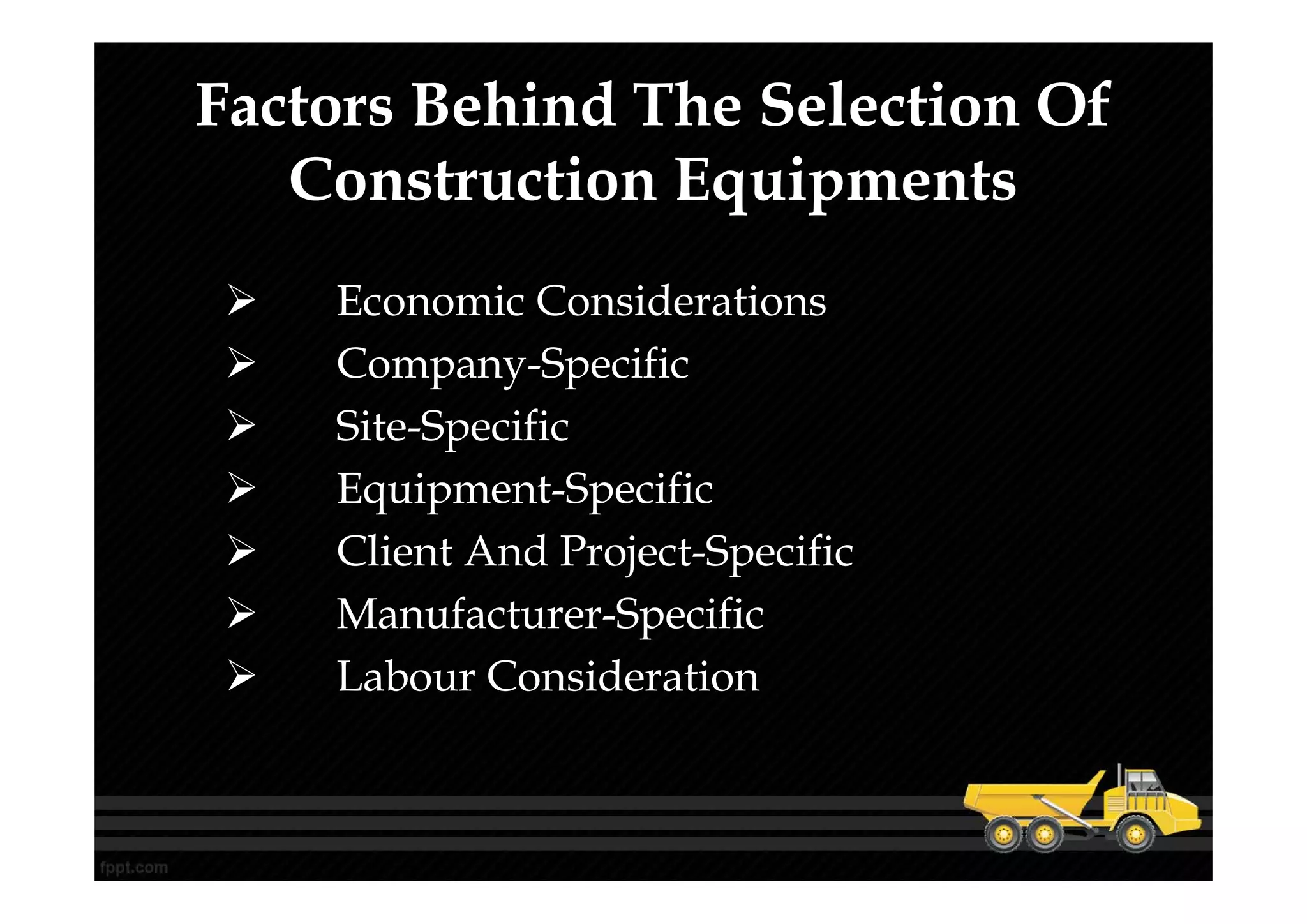 Construction Machines and Plants | PDF