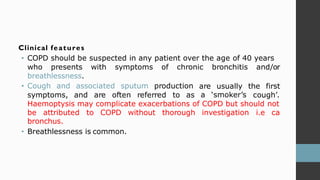 LEC 2 COPD internal medicine , davidson and macleod | PDF