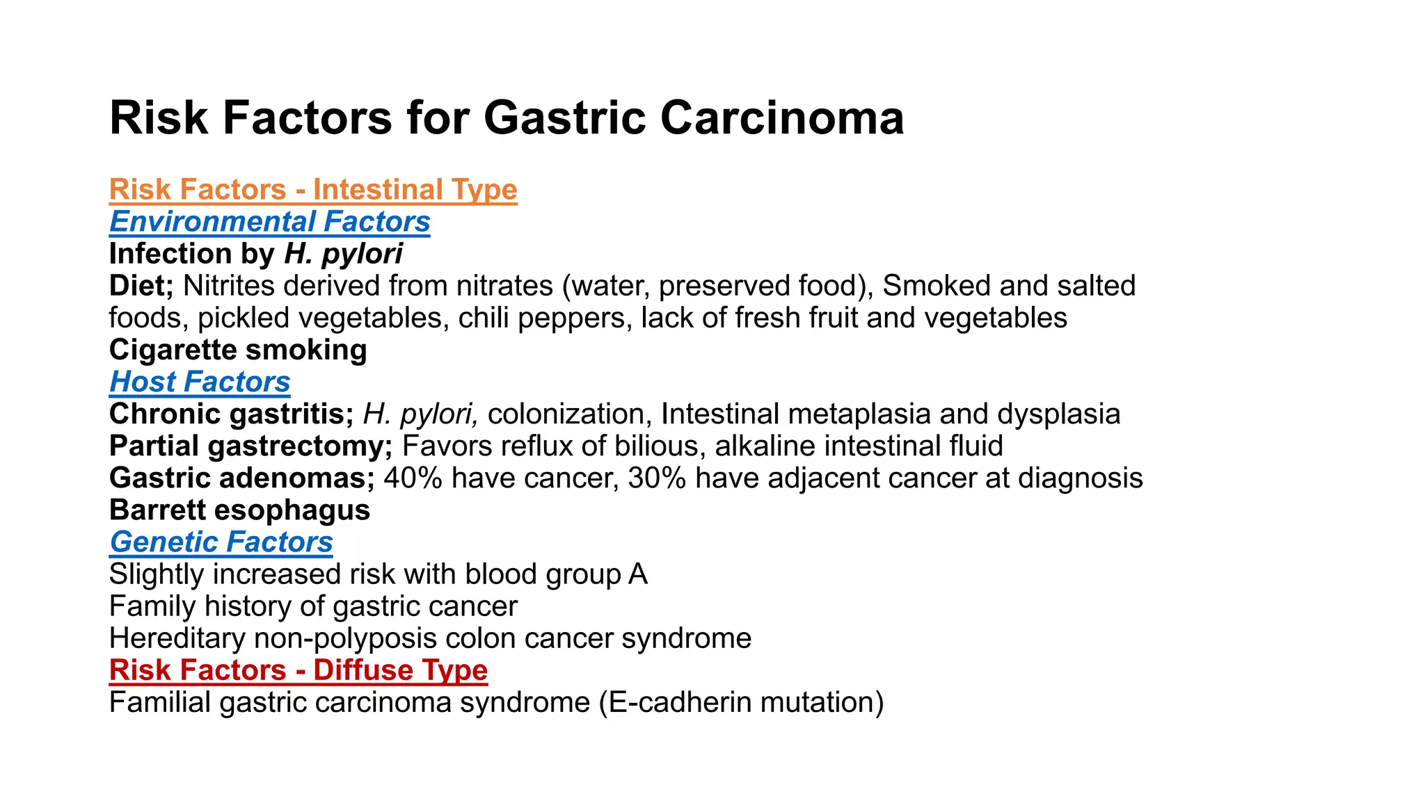 Lec 2 gastritis, gastric neoplasm | PPTX