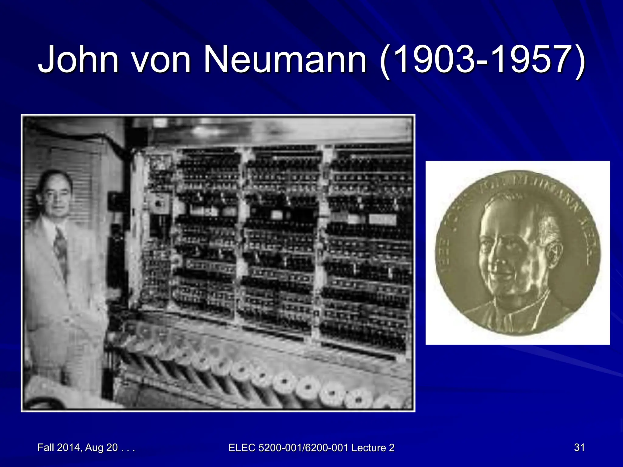 lec2_history about von Neumann architecture | PPT