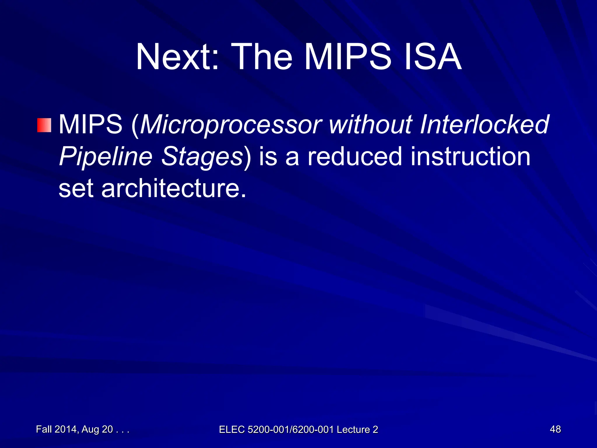 lec2_history about von Neumann architecture | PPT | Computing | Technology & Computing