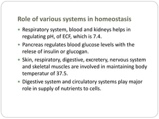 lec 2 Homeostasis and its mechanism with examples | PPTX
