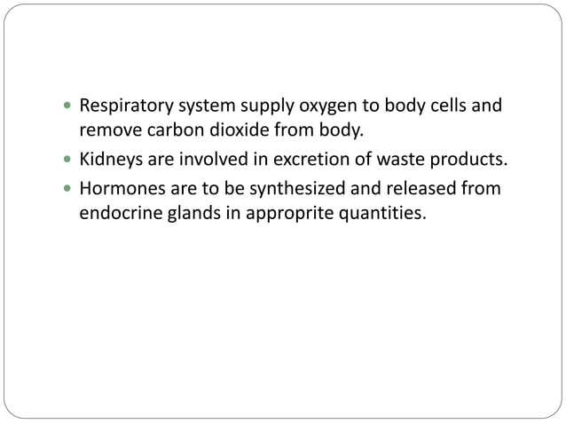 lec 2 Homeostasis and its mechanism with examples | PPT