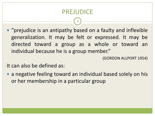 intergroup relationships | PPTX