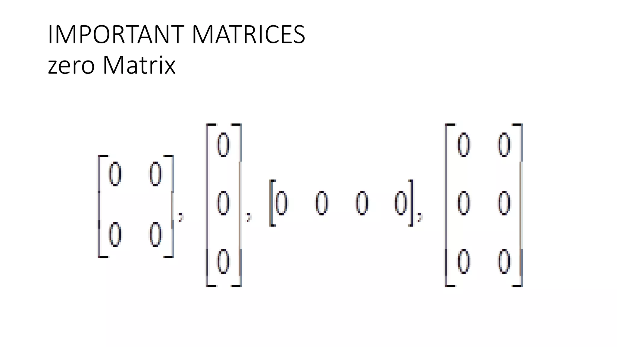MATIX AND TYPES OF MATRIX | PPTX