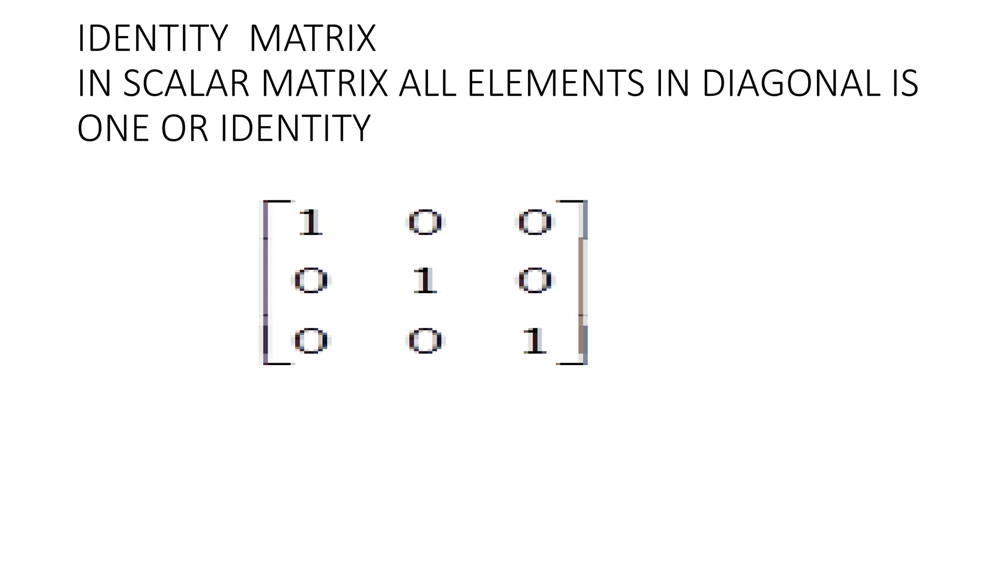MATIX AND TYPES OF MATRIX | PPTX