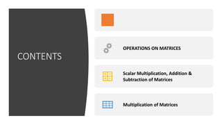 MATIX AND TYPES OF MATRIX | PPTX