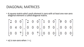 MATIX AND TYPES OF MATRIX | PPTX
