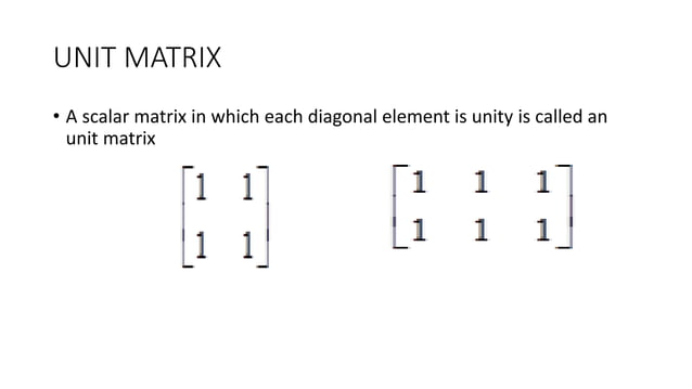 MATIX AND TYPES OF MATRIX | PPTX