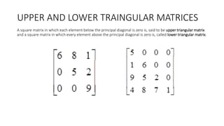 MATIX AND TYPES OF MATRIX | PPTX