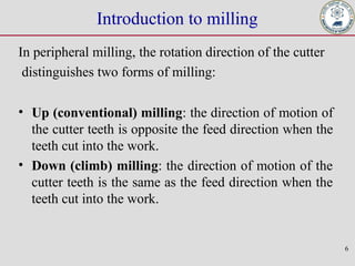 Lec 2 milling.pptxdfghjutudrytfgybhnjbiucyrdycvbh | PPT