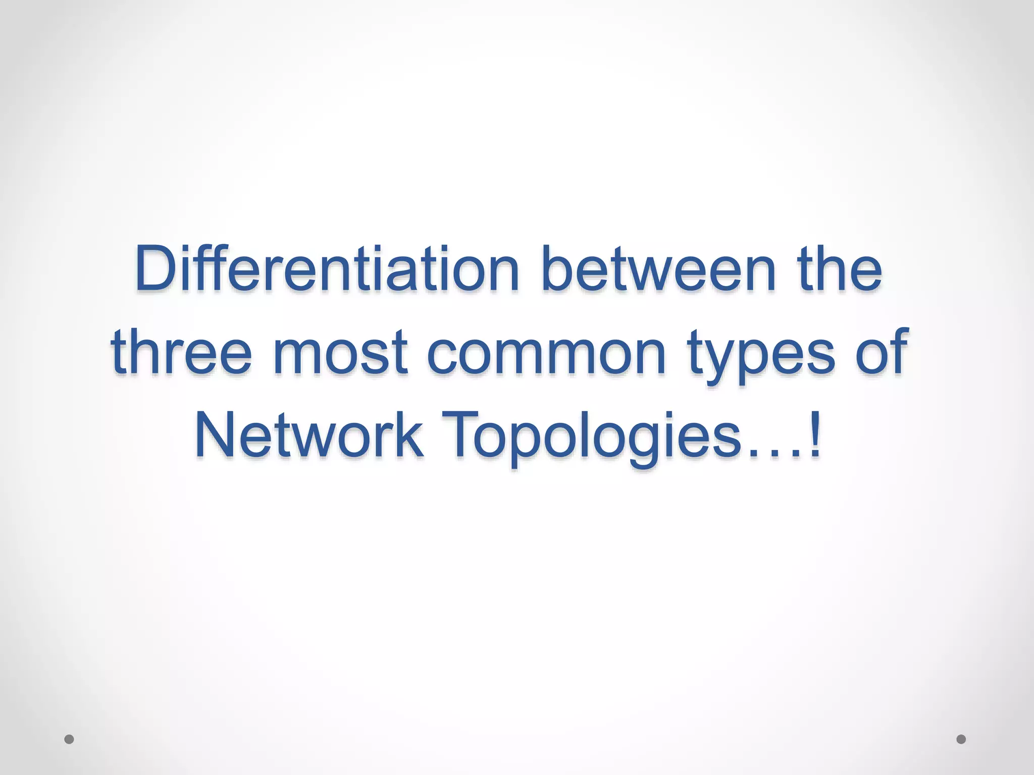 Networks topologies Lec#2 | PPTX | Computer Networking | Computing