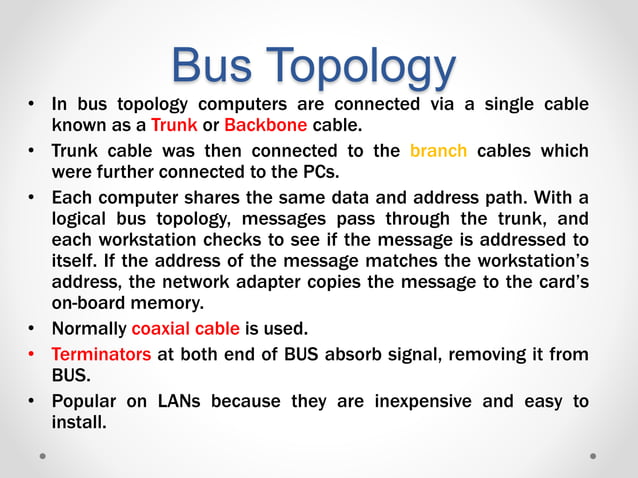 Networks topologies Lec#2 | PPTX | Computer Networking | Computing