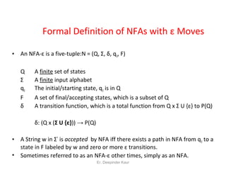 NFA or Non deterministic finite automata | PPT