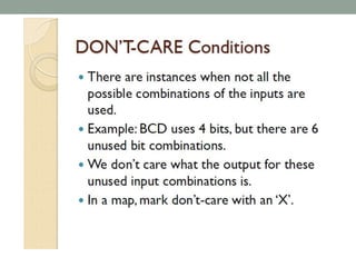 Simplification of Boolean Functions | PPTX