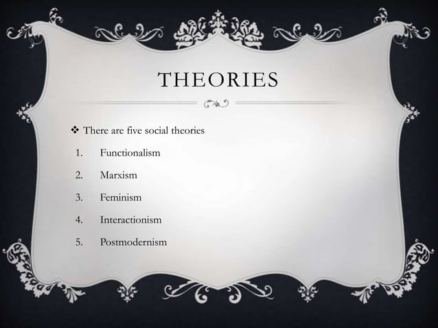 Five's Social Theories of sociology.pptx