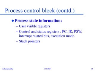 process control block ppt in operating system | PPT