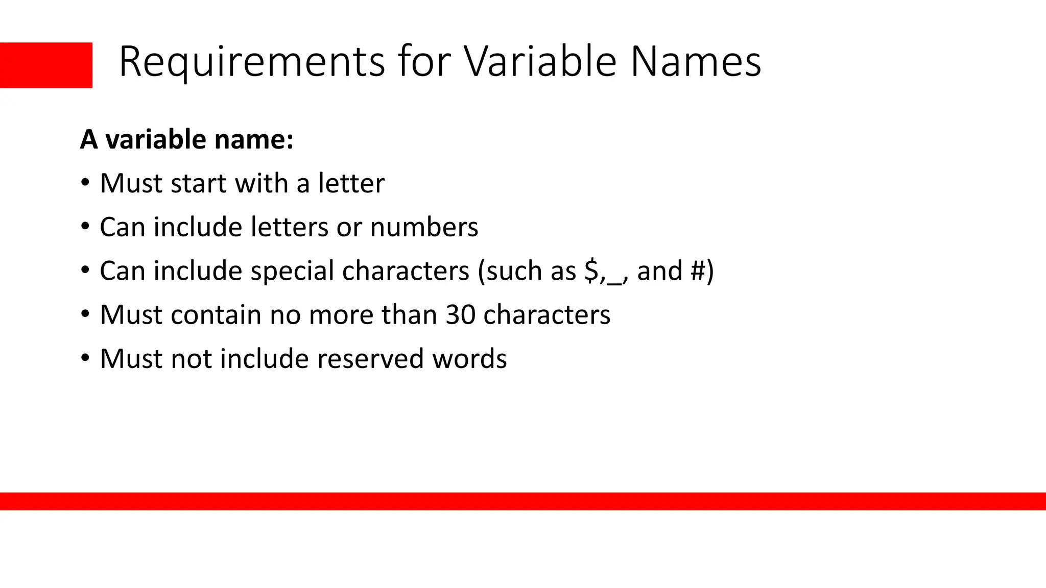 Pl-sql blocks and block types and variablesdeclaring.pptx | Databases | Computer Software and ...