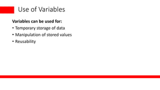 Pl-sql blocks and block types and variablesdeclaring.pptx | Databases | Computer Software and ...