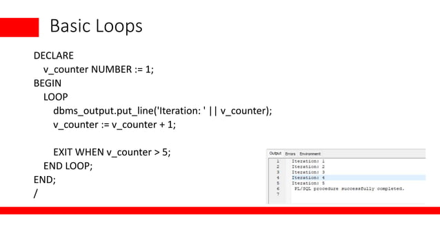 Pl-sql blocks and block types and variablesdeclaring.pptx | Databases | Computer Software and ...