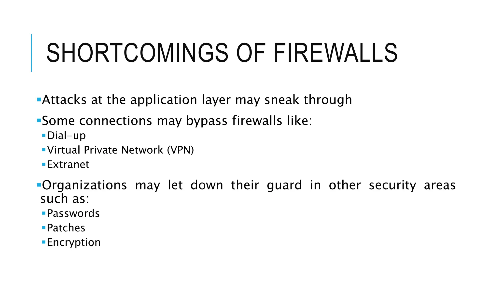 Information security the firewalls fundamentals | PPTX