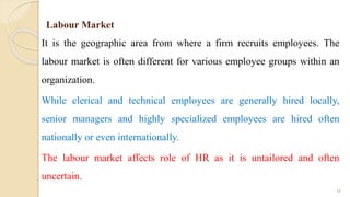 HRM Environments (internal and external) | PDF