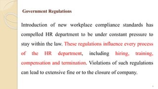 HRM Environments (internal and external) | PDF