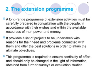 Lec 3.pptx stages of agriculture extension | PPT