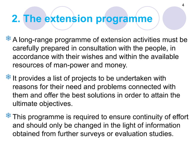 Lec 3.pptx stages of agriculture extension | PPT