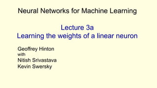 Neural Networks for Machine Learning Lecture 1a | PDF