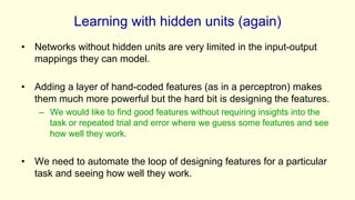 Neural Networks for Machine Learning Lecture 1a | PPT