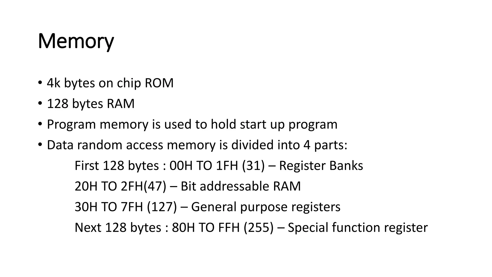 8051 MICROCONTROLLER ARCHITECTURE.pptx 8051 MICROCONTROLLER ARCHITECTURE.pptx