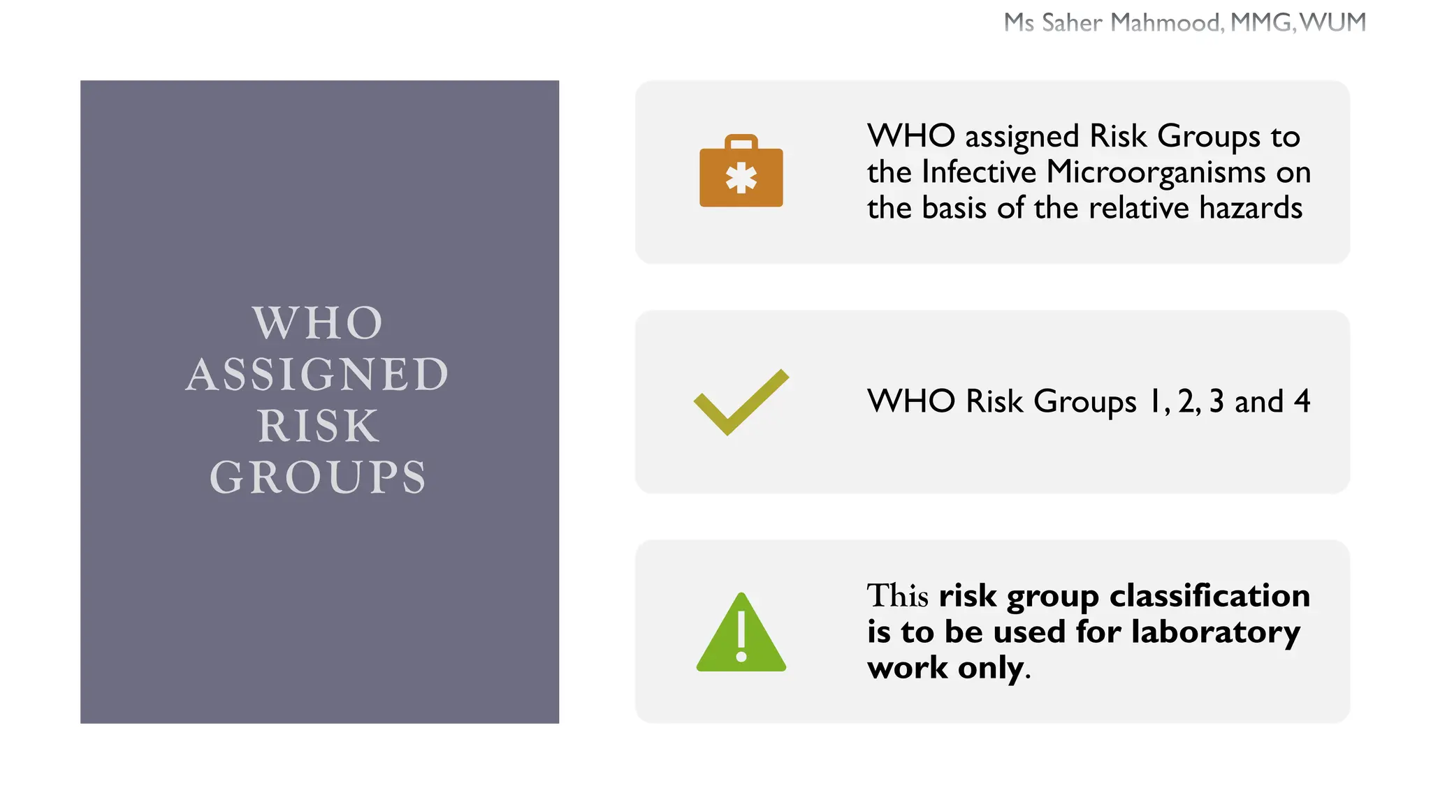 Lec 3-BIOSAFETY RISK GROUPS and their assessment | PDF