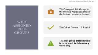 Lec 3-BIOSAFETY RISK GROUPS and their assessment | PDF