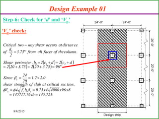 Lec 3 design problem of flat plate slab | PDF