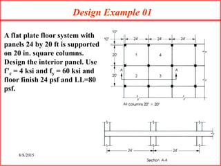Lec 3 design problem of flat plate slab | PDF