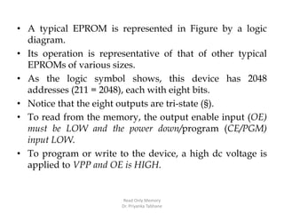 Lec 3 digital electronics- read only memory | PPTX