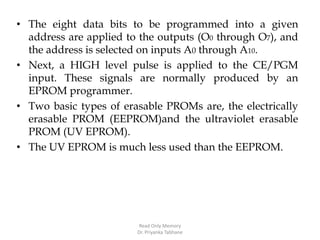 Lec 3 digital electronics- read only memory | PPTX