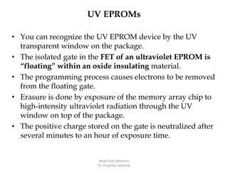 Lec 3 digital electronics- read only memory | PPTX