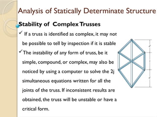 Lec 3 - Intro to Truss in civil engineering | PPTX