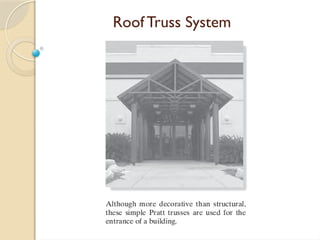 Lec 3 - Intro to Truss in civil engineering | PPTX