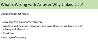 Lec3-Linked list.pptx | Programming Languages | Computing