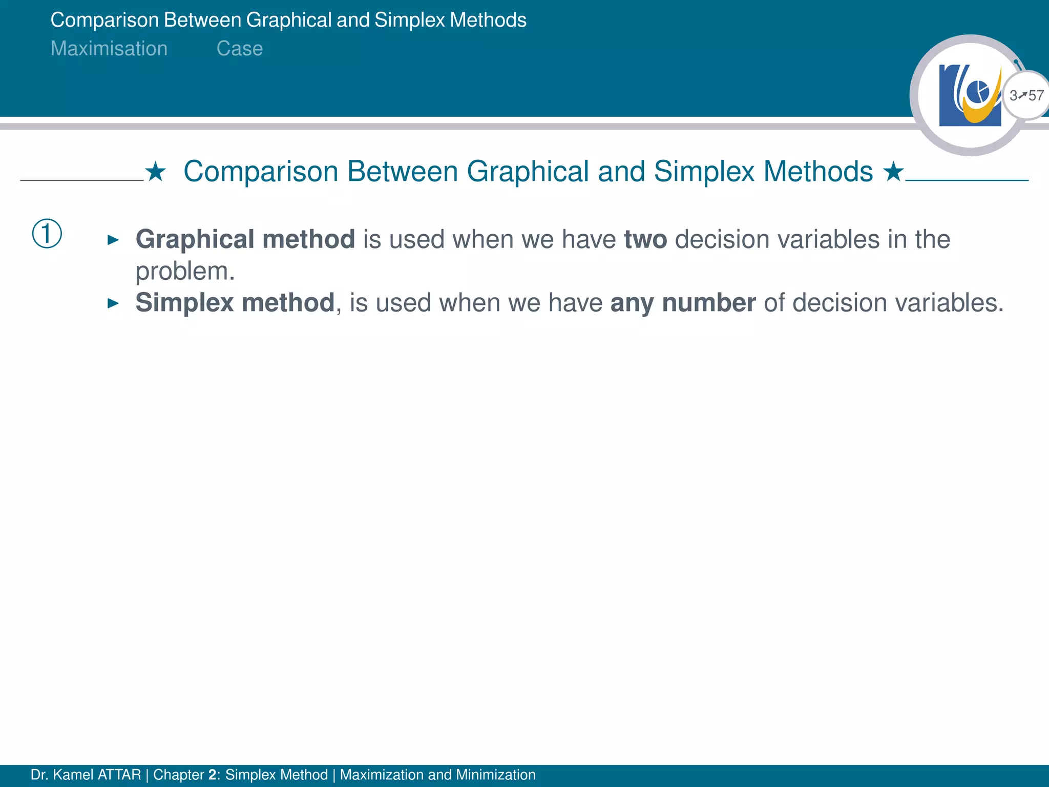 Simplex method (maximization) | PDF