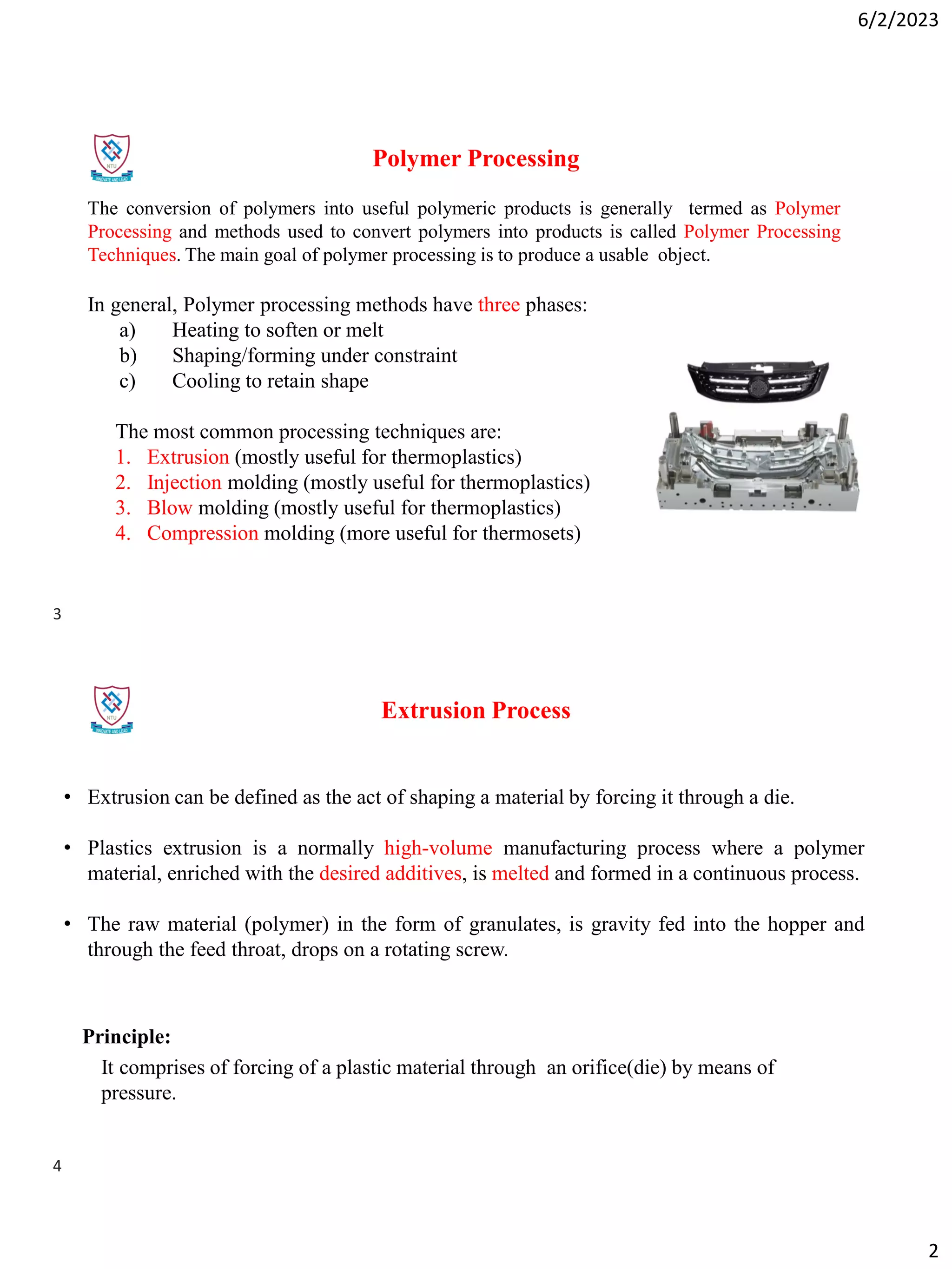 Lec 30-33_Polymer Processing.pdf | Physics | Science
