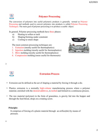 Lec 30-33_Polymer Processing.pdf | Physics | Science