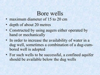 types of wells and their classification new | PPT
