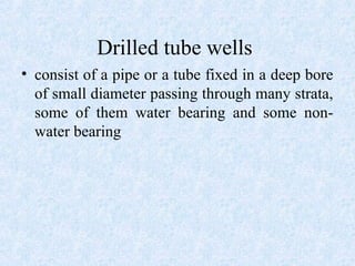 types of wells and their classification new | PPT