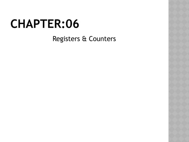 Synchronous counters digital logic design | PPT