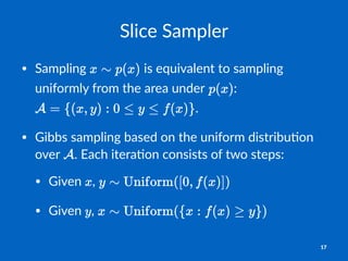 MLPI Lecture 3: Advanced Sampling Techniques | PPT